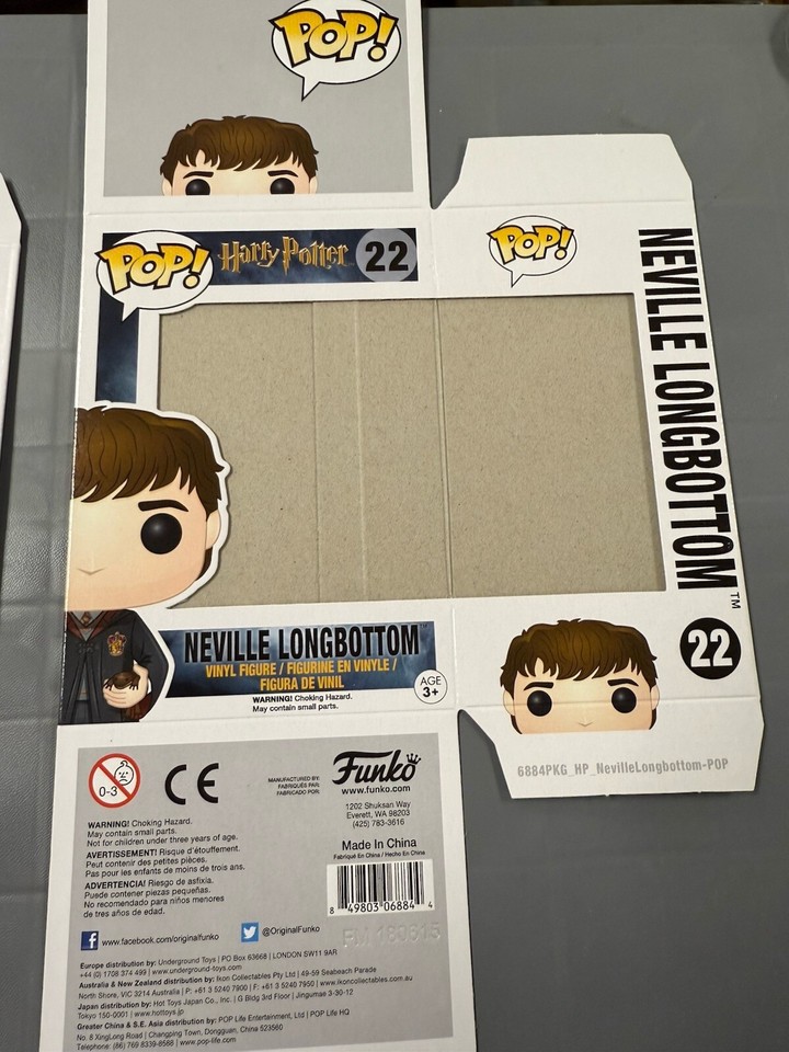 Funko Pop Replacement Box Neville Longbottom #22 | eBay