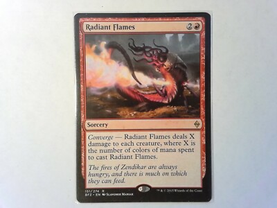 Radiant Flames Battle for Zendikar - Magic the Gathering Red | eBay