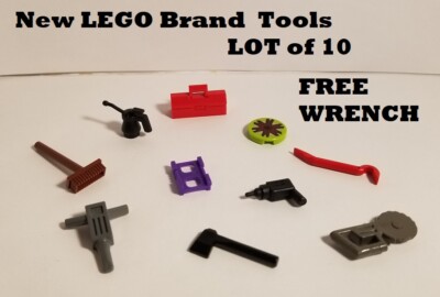 LEGO Tools Lot of 10 Assorted Toolbelt Belt Saw Broom Shop Tools Garage ...