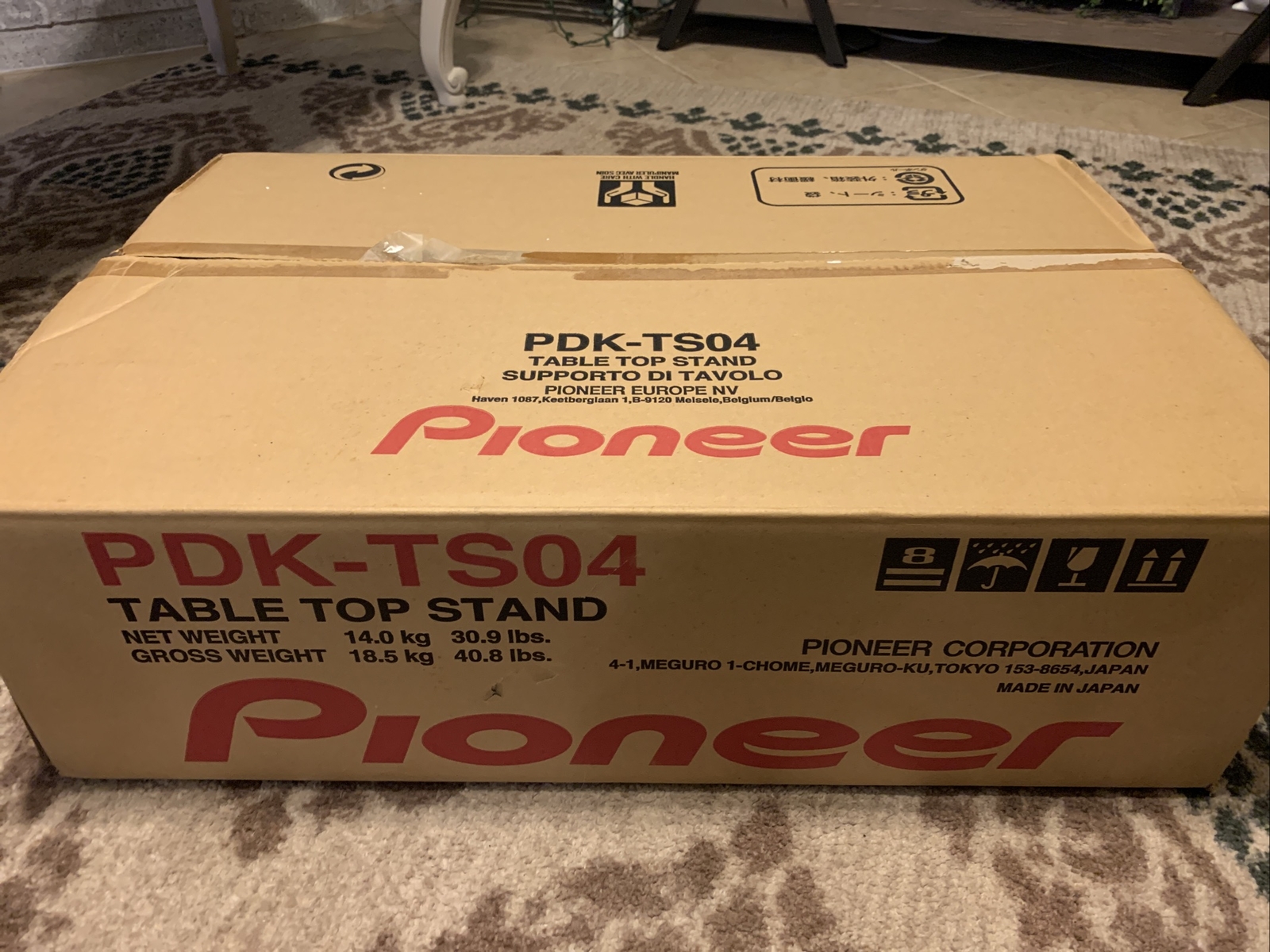 Pioneer PDK-TS04 Table Top TV Stand | Heavy Duty | 50 in | Plasma panel ...