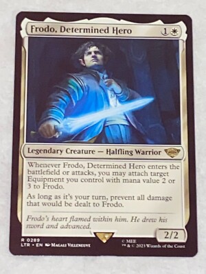 MTG Tales of Middle-Earth LOTR FRODO, DETERMINED HERO Rare #289 NM | eBay