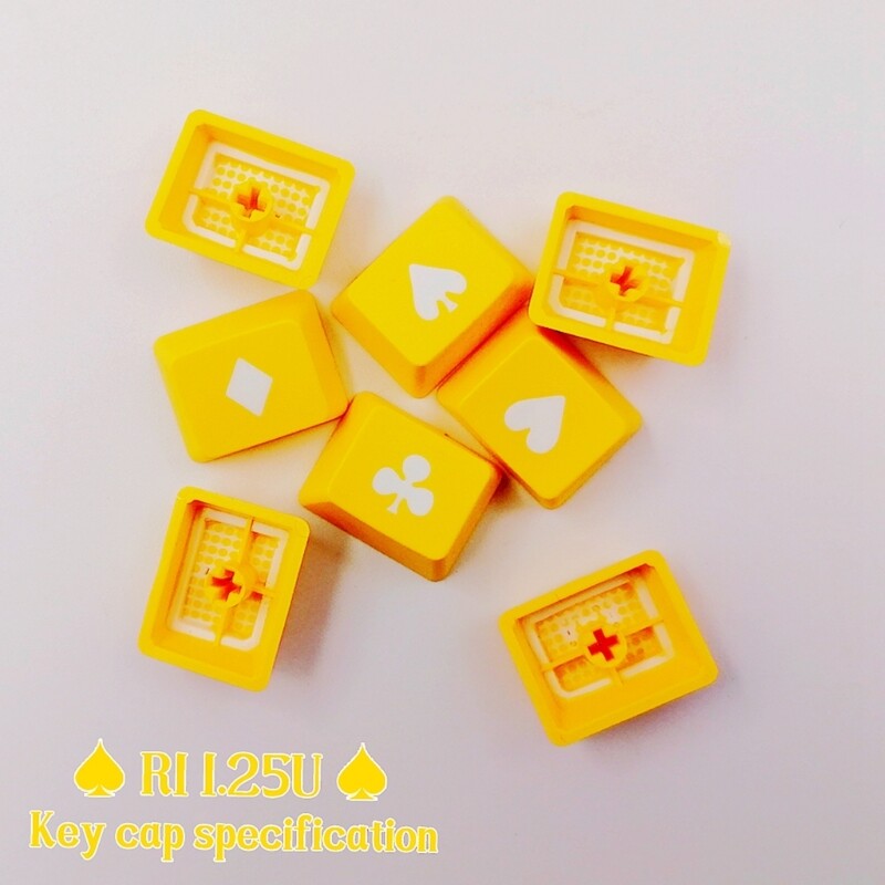 1.25U 10mm OEM Height Keycap Set 4PCS for DIY Gaming Mechanical ...