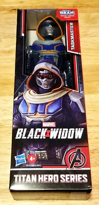 Marvel Black Widow Titan Hero Series Action Figure Taskmaster 12 inch ...