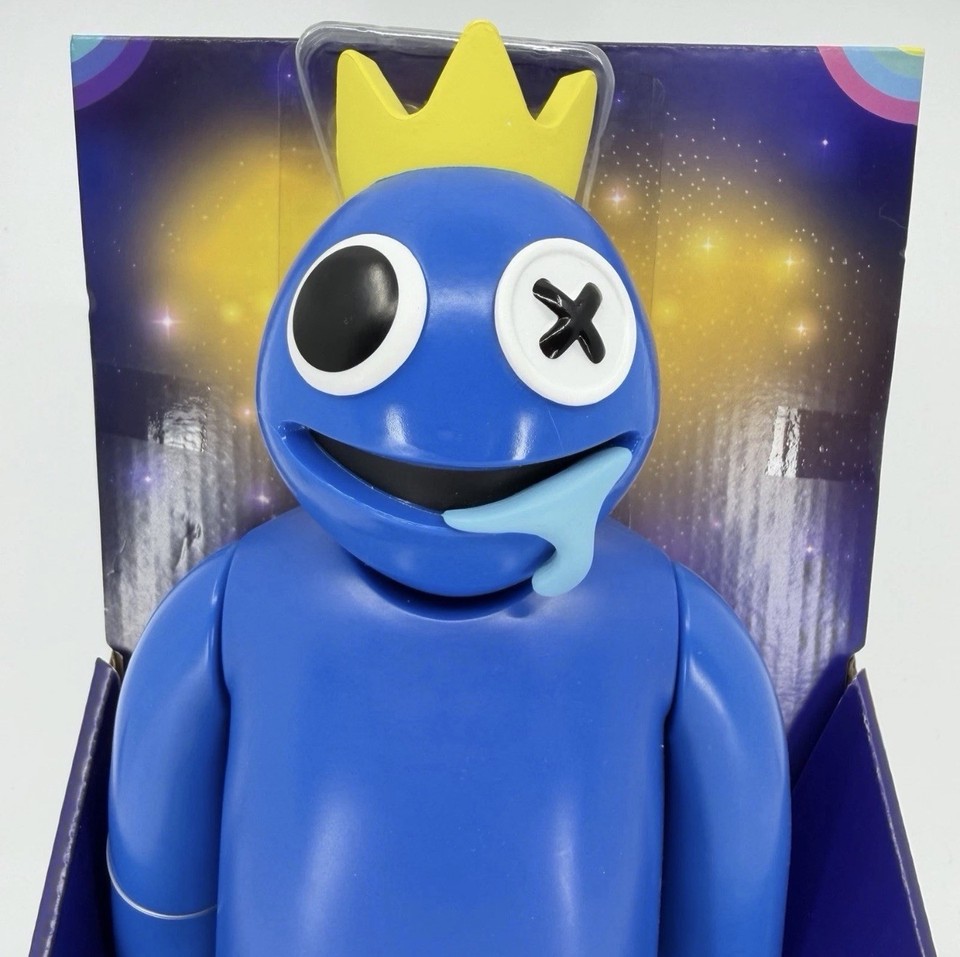 Rainbow Friends Blue Deluxe 12" Action Figure w/Shake Me Sounds NEW CIB ...