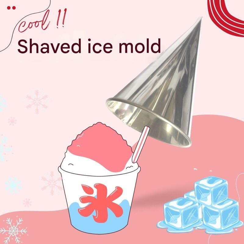 Stainless Steel Cone Ice Mold for Shaved Ice Dessert | eBay