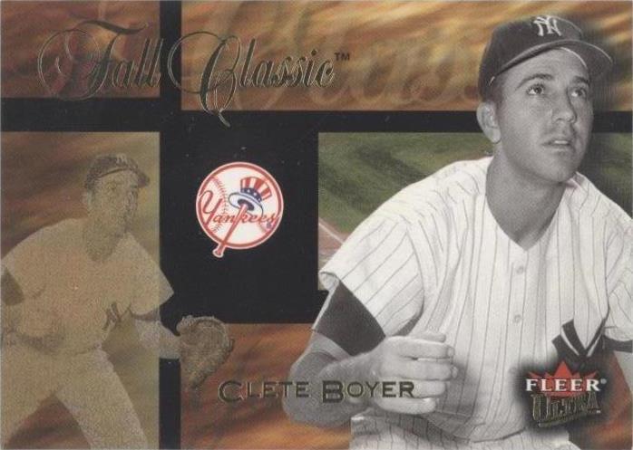 2002 Fleer Ultra - Fall Classic Clete Boyer #12 FC for sale online | eBay