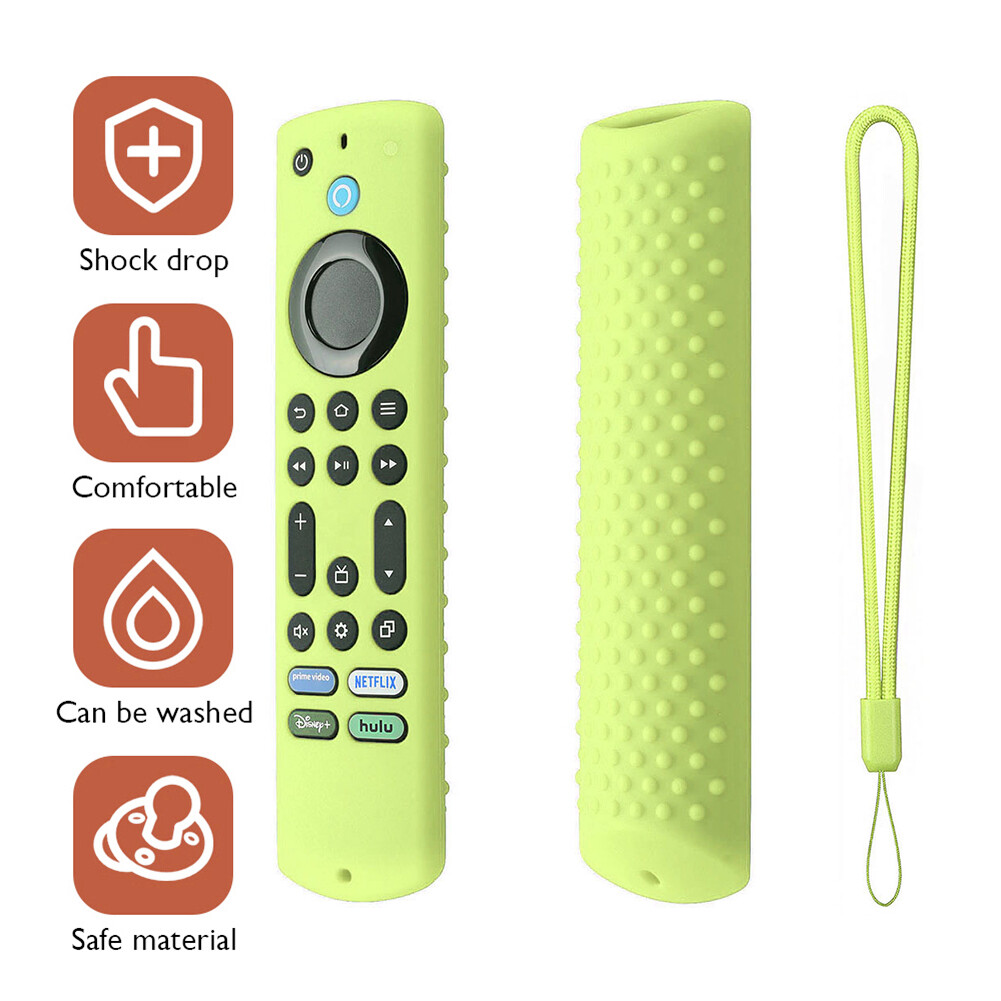 TV Stick Case Remote Cover for Toshiba/Insignia Fire (Fluorescent Green ...