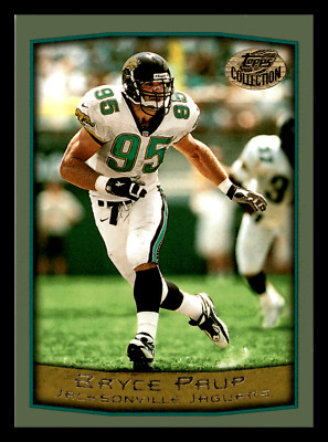 1999 Topps Collection Bryce Paup Jacksonville Jaguars #99 Centered Mint ...