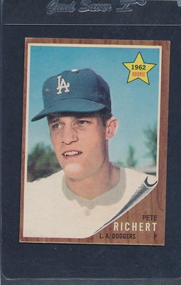 1962 Topps #131 Pete Richert Dodgers EX 62T131-52516-1 | eBay