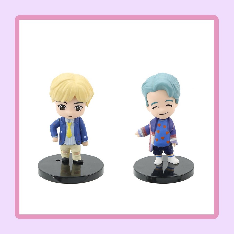 BTS Tiny Tan Character Mini Figure Set IDOL Theme K-POP Bangtan Boys | eBay