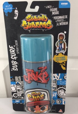 SUBWAY SURFERS Game Sub Surf Spray Crew 4" VINYL FIGURE Jake Spray Can ...