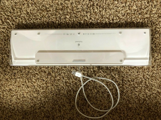Apple Wired Dual-usb Port White Keyboard Model A1048 for sale online | eBay