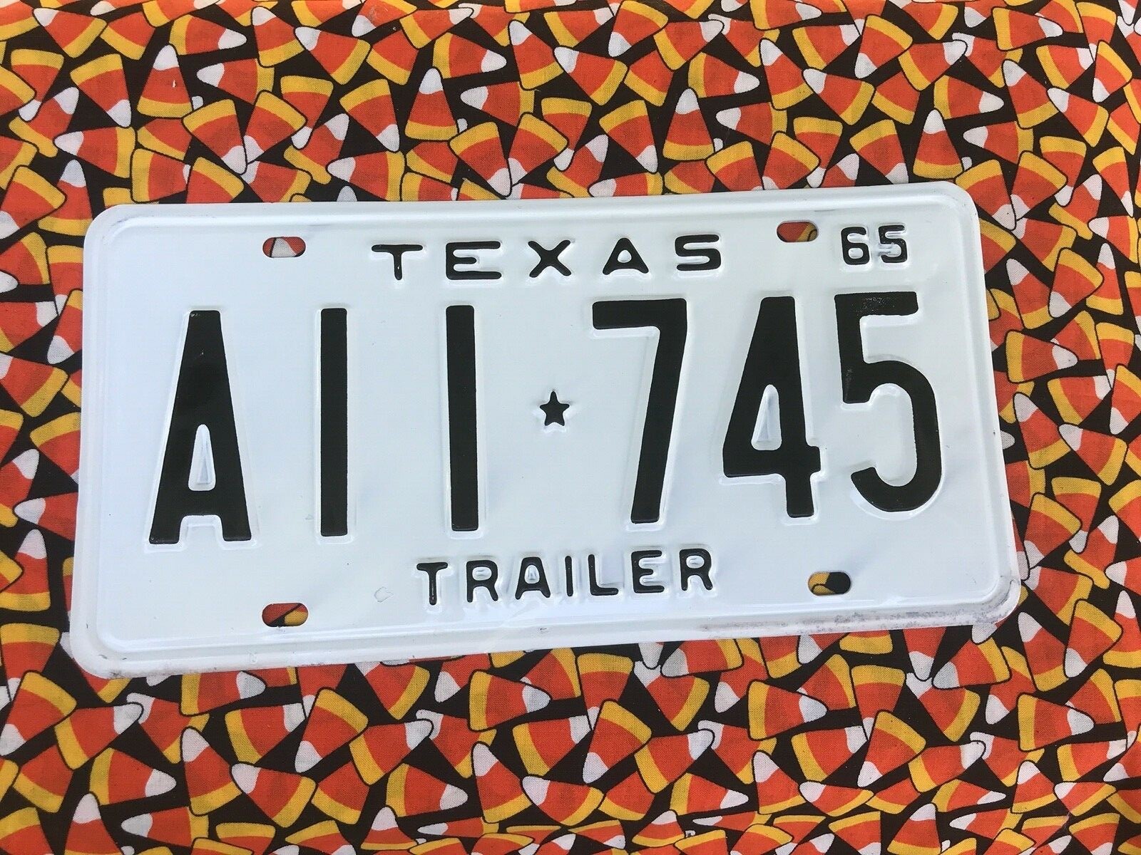1965 TEXAS TRAILER LICENSE PLATE A11745 | eBay