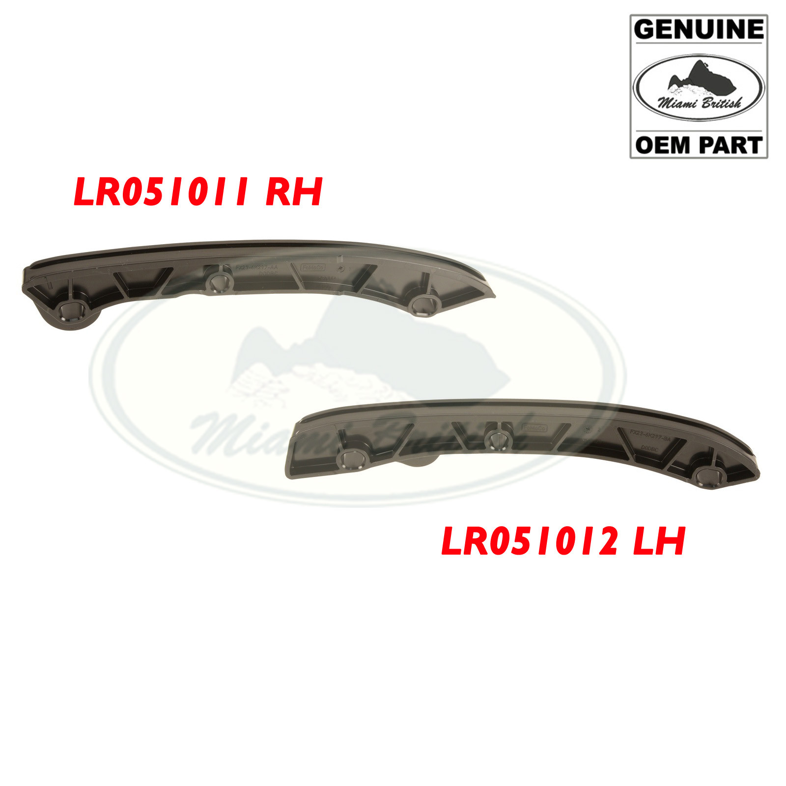 LAND ROVER TIMING CHAIN GUIDE RANGE LR4 SPORT 5.0L & 3.0L LR051011 ...