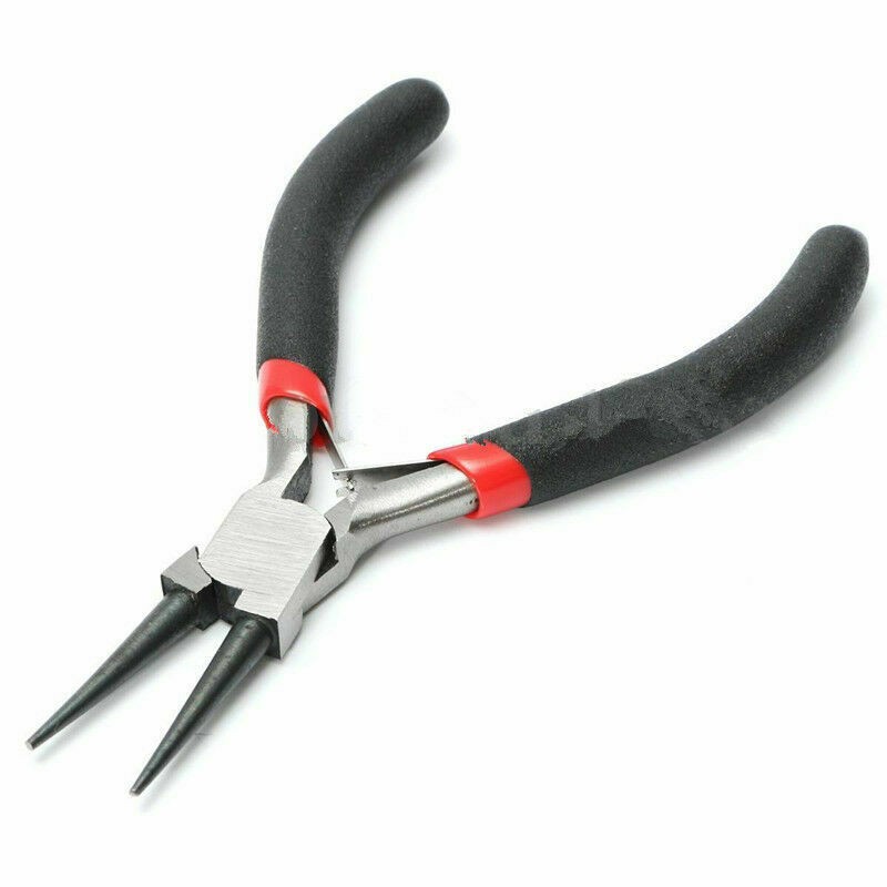 Carbon Rubber Long Plier Hand Tool Jewelry Round Nose Making Beading ...
