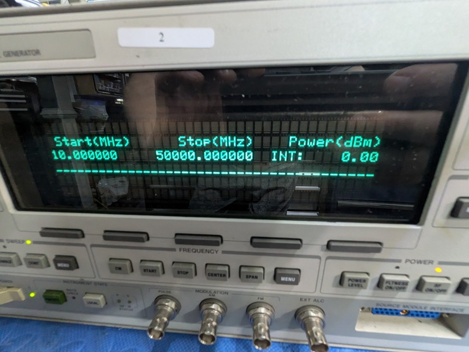 🔥Agilent HP 83650B opt 8 1 hz, Cal’d! 10mhz-50 Ghz Signal Generator ...