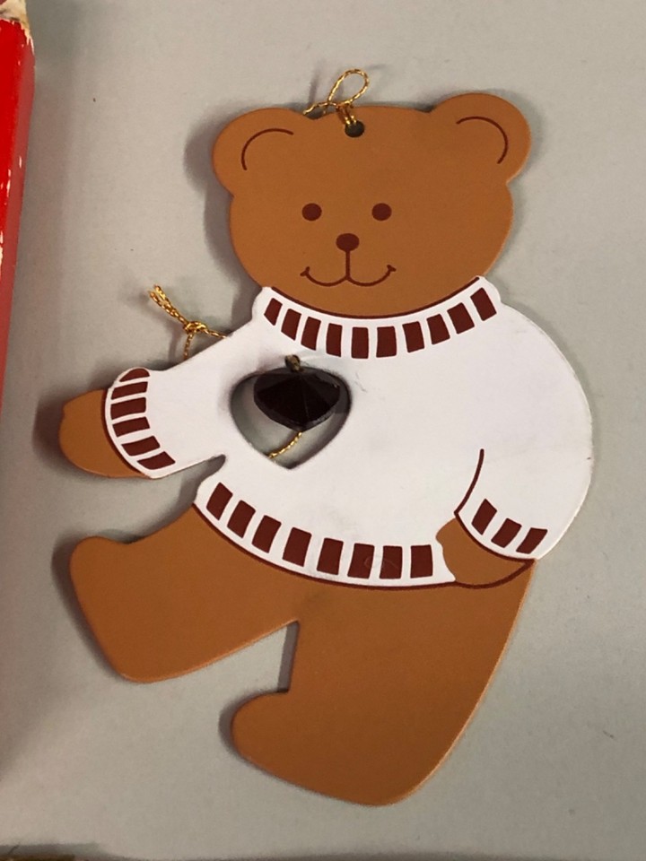 Avon metal teddy bear ornament, gift collection, a teddy after your own ...