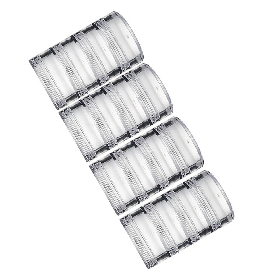 3 Sets Transparent Plastic Face Cream Jars Small Round Containers For ...