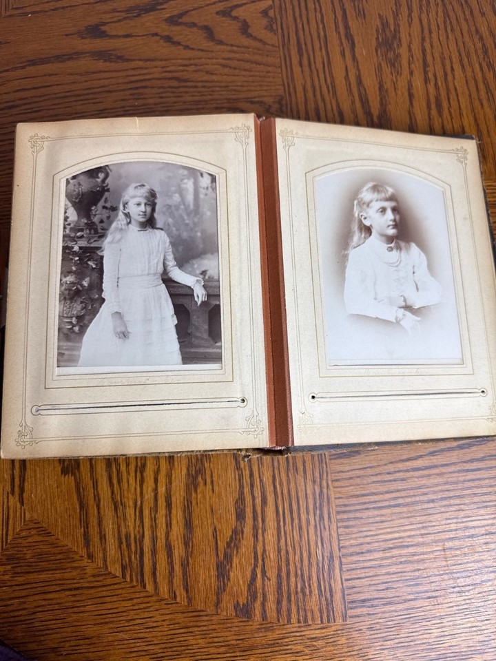 Antique Cabinet Card Book with 48 Cabinet Cards | eBay