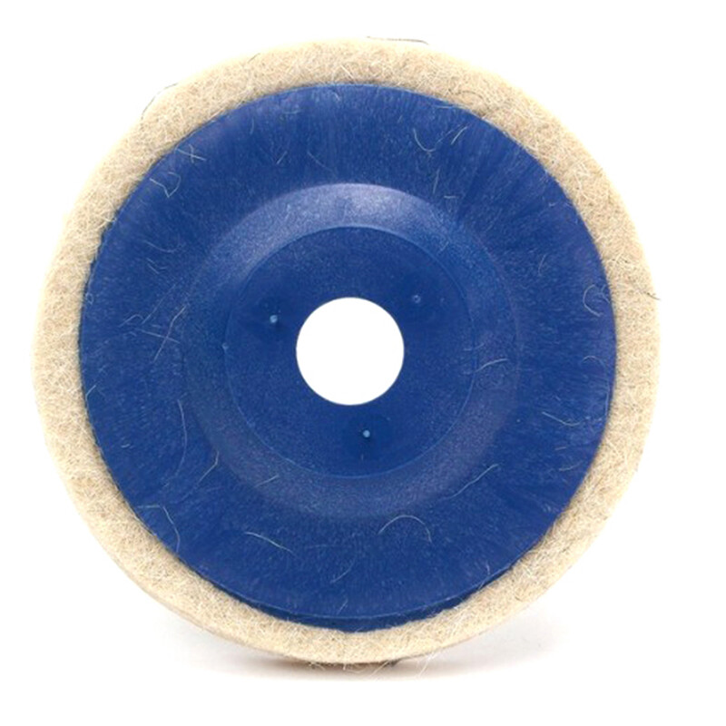 100mm wool polishing wheel buffing pads angle grinder wheel felt ...