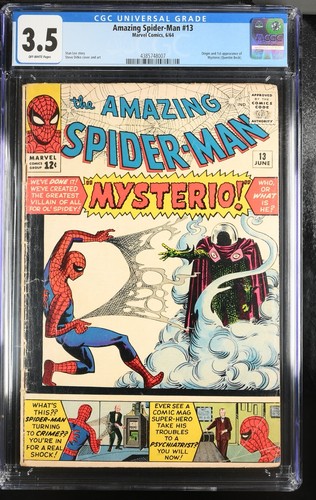 Amazing Spider-Man #13 (Jun 1964, Marvel Comics) CGC 3.5 VG ...