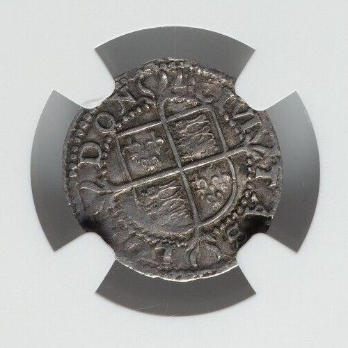 1601-02 England Silver 2 Pence Queen Elizabeth I NGC AU-50 Finest at ...