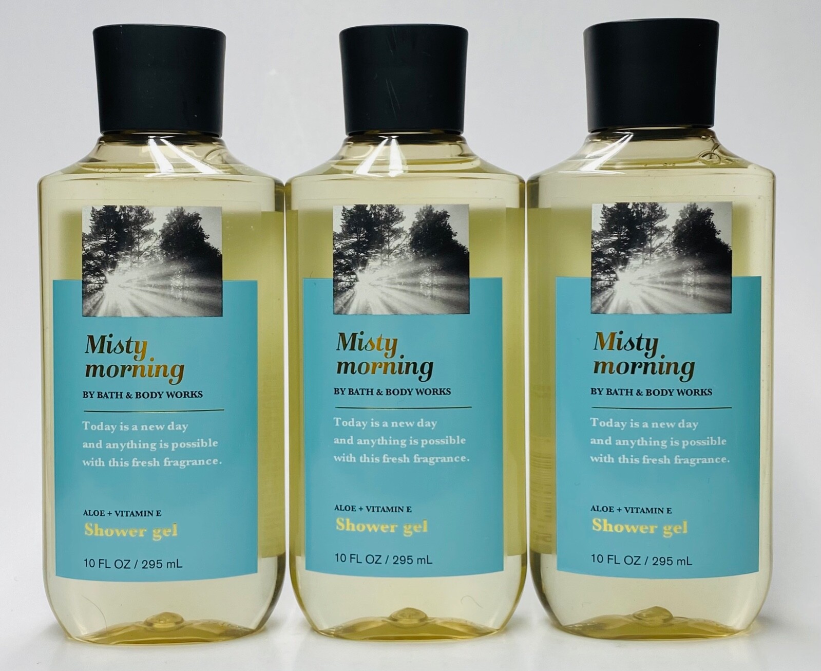 3 Bath & Body Works MISTY MORNING Body Wash Shower Gel | eBay