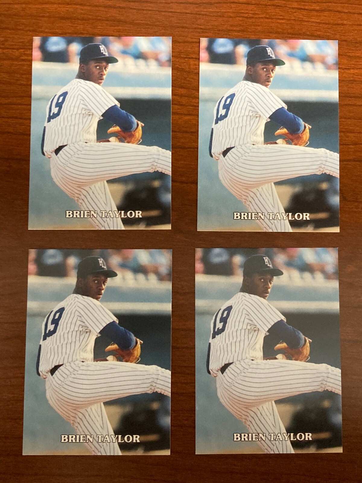 BRIEN TAYLOR 1992 FT LAUDERDALE YANKEES (LOT OF 4 CARDS) #1 DRAFT PICK ...