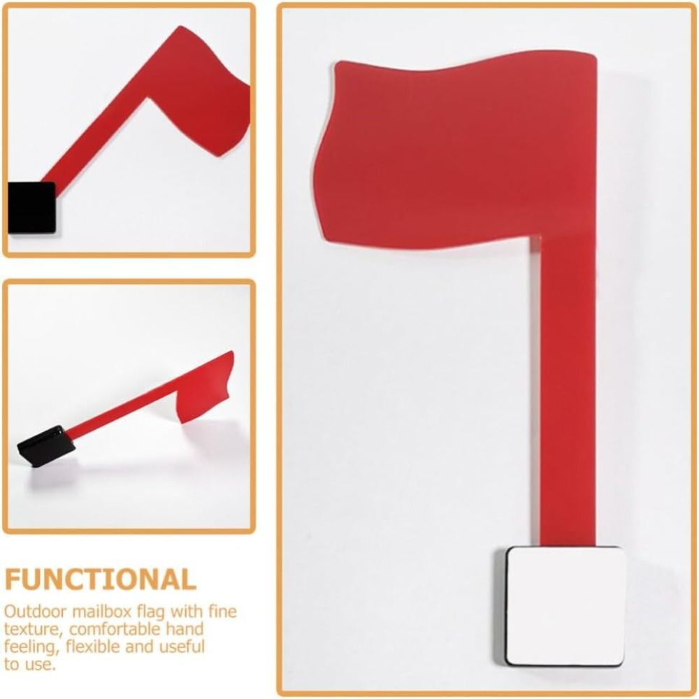 Red Email Flag Acrylic Mailbox Flag Rotating Red Flag for Outdoor ...