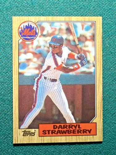 1987 Topps Tiffany Baseball #460 Darryl Strawberry New York Mets ...