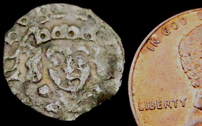 W947: Irish Edward IV Hammered Silver Penny. Sun & Rose type, 1479 ...