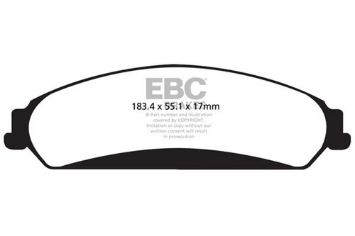 EBC Brakes Yellowstuff Street And Track Brake Pads DP42139R ...