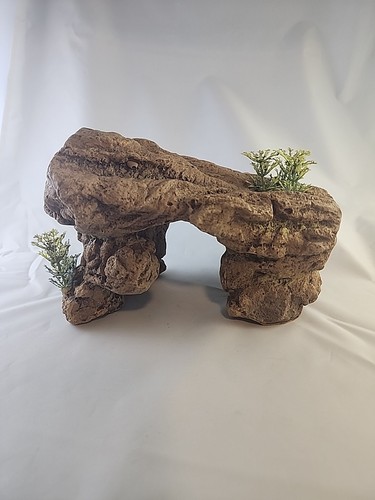 Reptile Rock Hide Cave, Aquarium Habitat Decor Rock Fish Tank 5 Inches ...