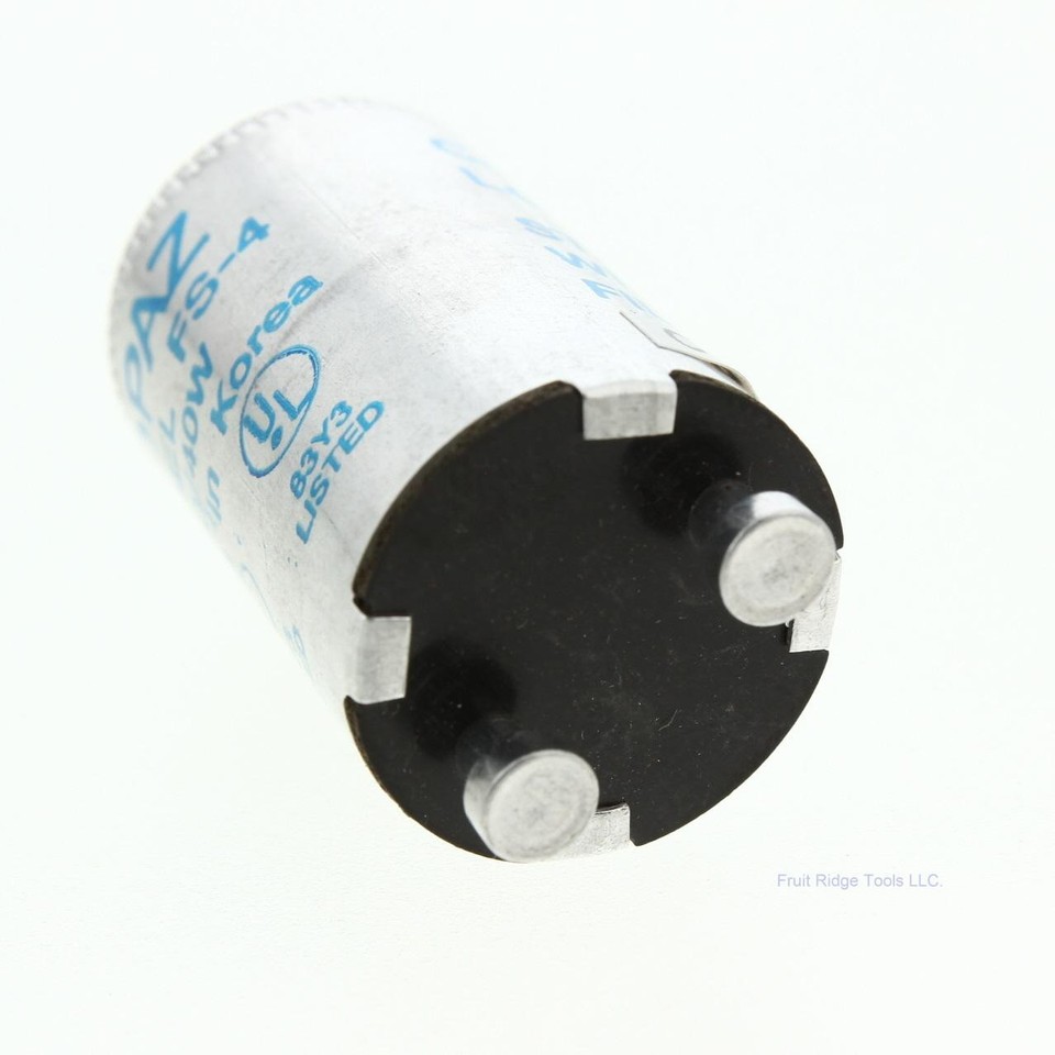 Cooper 45FS4 Flourescent Light Starters FS-4 Condenser Type 30W 40W ...