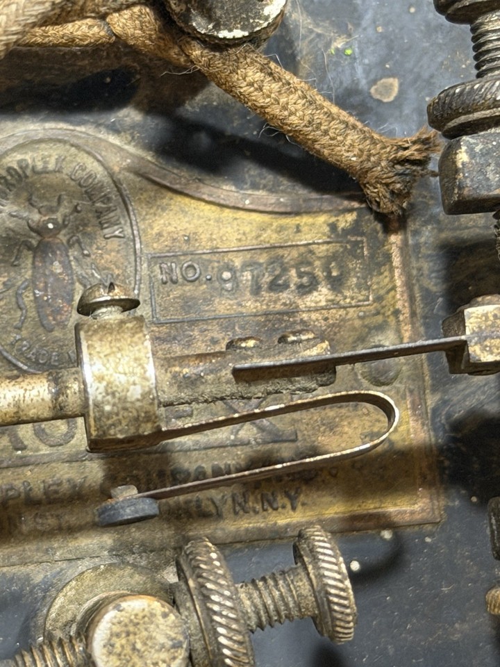 Vibroplex “Bug” telegraph key. D3 plate Fulton st. pre-war 1927 ...