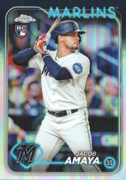 2024 Topps Chrome - Prism Refractor #92 Jacob Amaya (RC) for sale ...