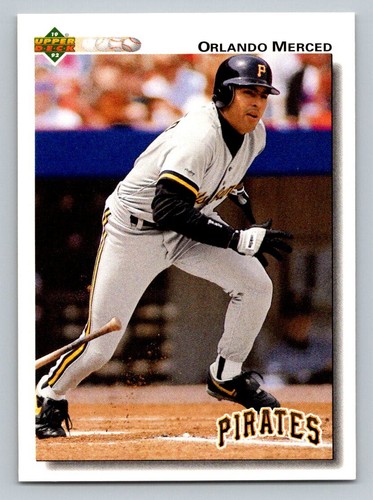 1992 Upper Deck #517 Orlando Merced Pittsburgh Pirates Baseball Card | eBay