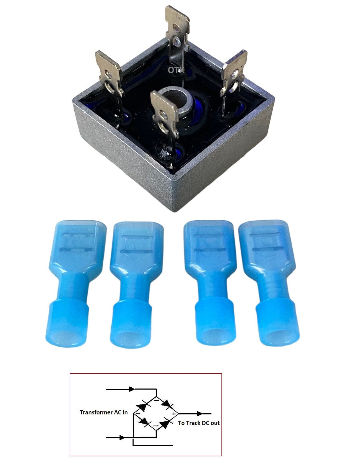 RECTIFIER Kit Convert Transformer Power AC to DC for LIONEL MARX O ...