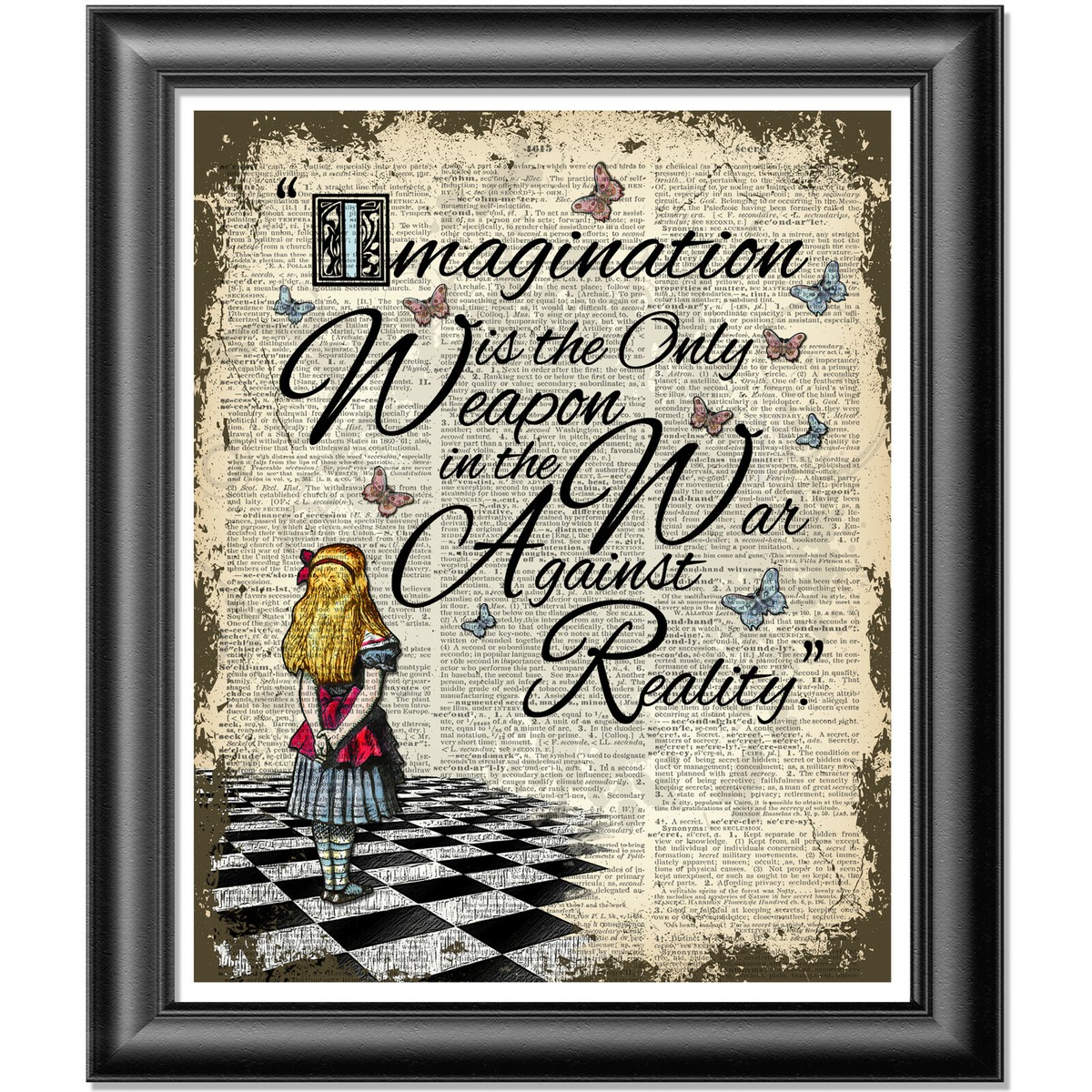 Alice In Wonderland Quote Paintings