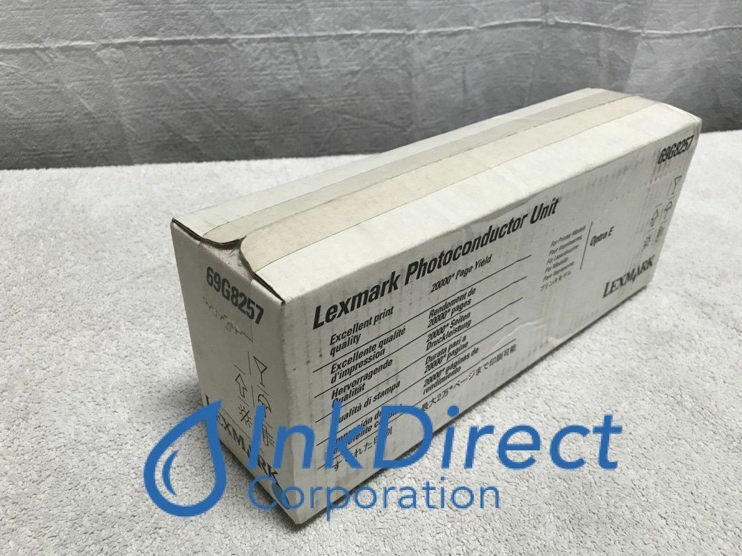 Genuine Lexmark 69G8257 Photoconductor Kit Black Optra E E 4026 E+ EP ...