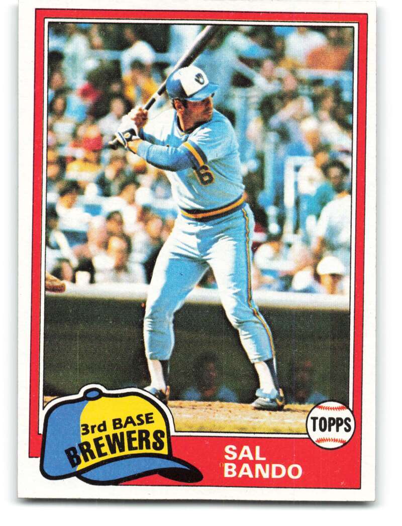 1981 Topps #623 Sal Bando NM Near Mint Brewers | eBay