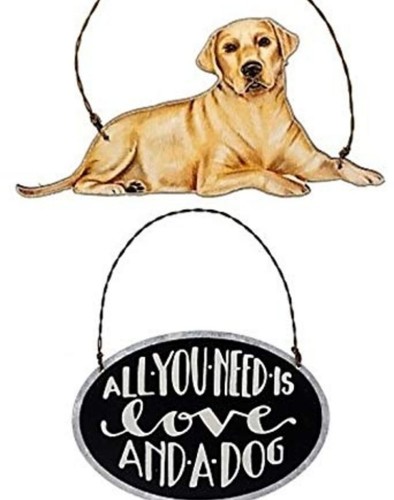 Yellow Lab Christmas Ornament, Holiday Labrador Retrievers Tree ...