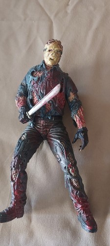 MOVIE MANIACS BLOODY JASON FRIDAY THE 13TH 1998 MCFARLANE FIGURE BLOODY ...