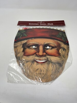 Vintage Victorian Santa Mask 1988 Smithsonian Institution by Merrimack ...