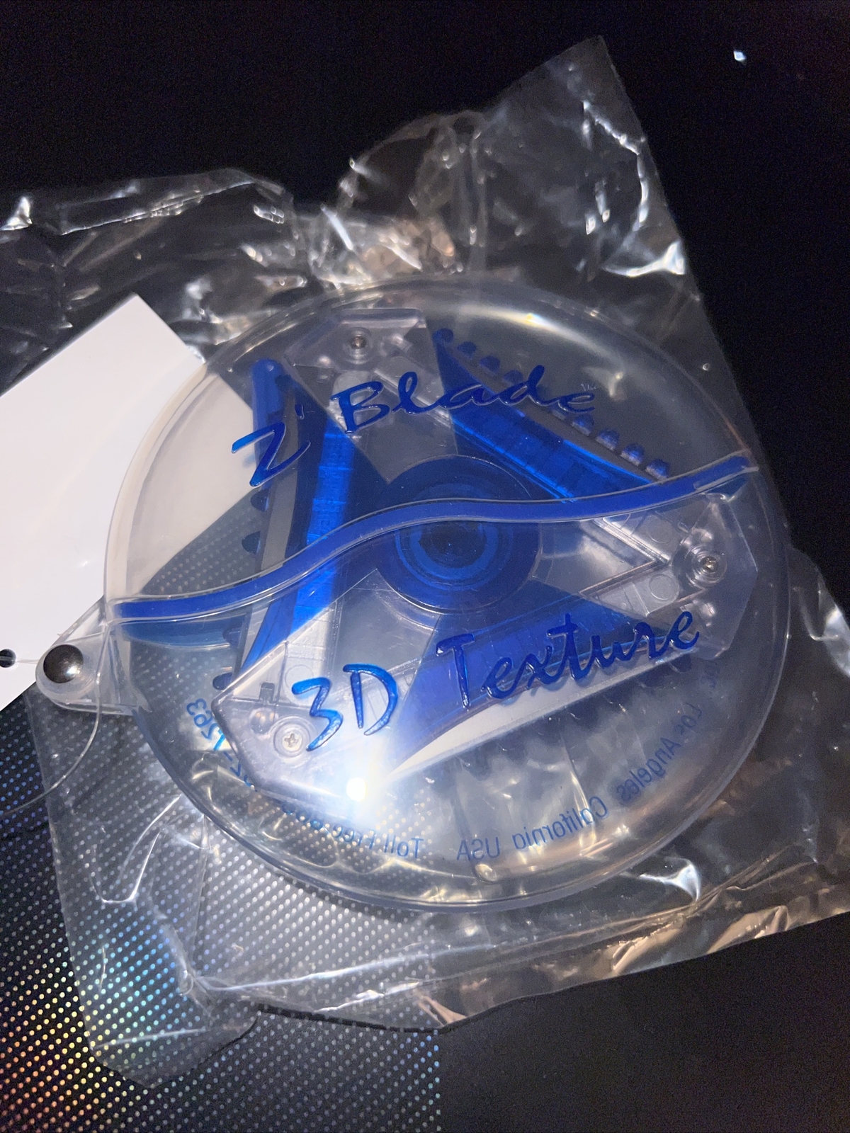 Z'Blade 3D Texture Spinning Razor Hair Cutting Tool - BLUE New w/ Tag ...