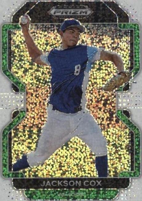 2022 Panini Prizm Draft Picks - Jackson Cox #PDP50 White Sparkle Prizm ...