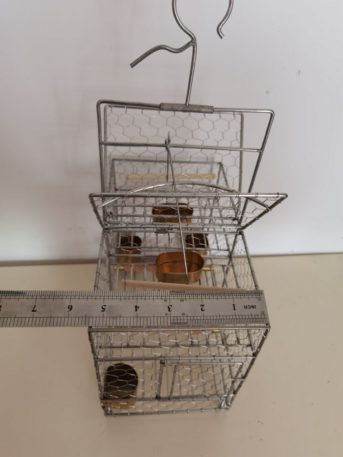 304 Stainless Steel Birdcage Repeating Trap Cage Hunting Escaped Bird ...