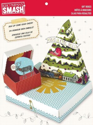 3 holidays Christmas seasonal gift box K&Company SMASH Seasonal Gift ...