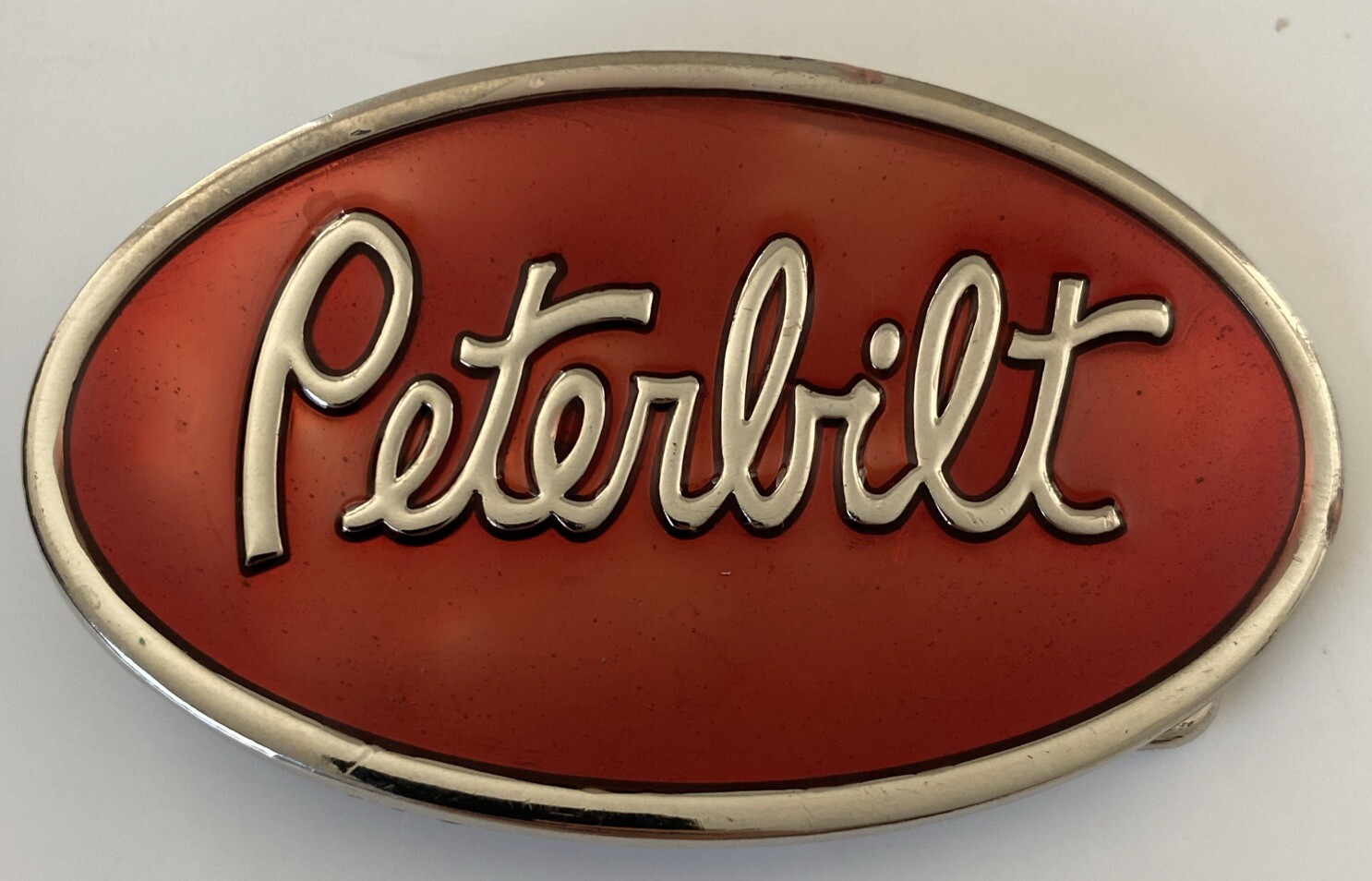 Peterbilt Red Belt Buckle 4 x 2 3/8” | eBay