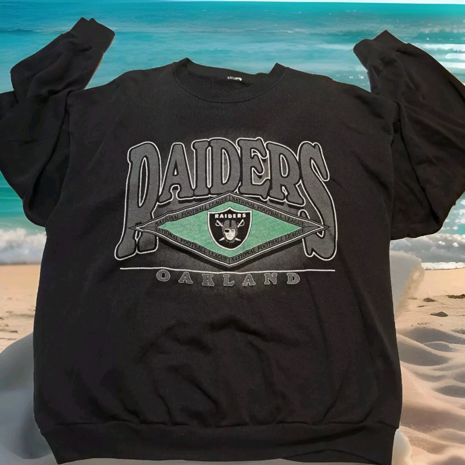 Vintage Los Angeles Raiders Oakland Sweatshirt 90s football Football ...